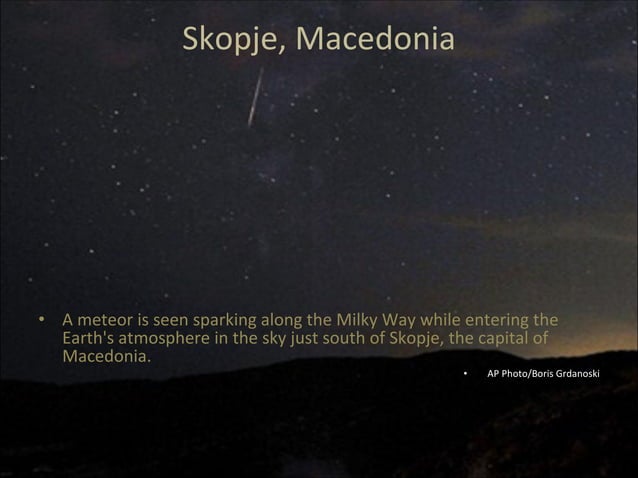 Perseid meteors | PPT