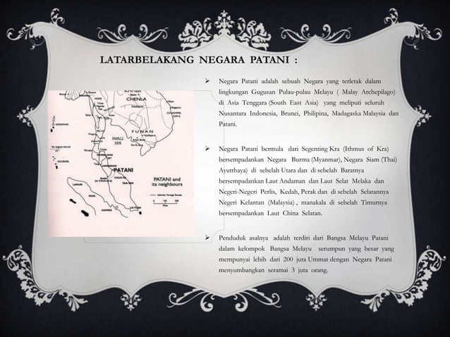 Persejarahan negara patani | PPTX
