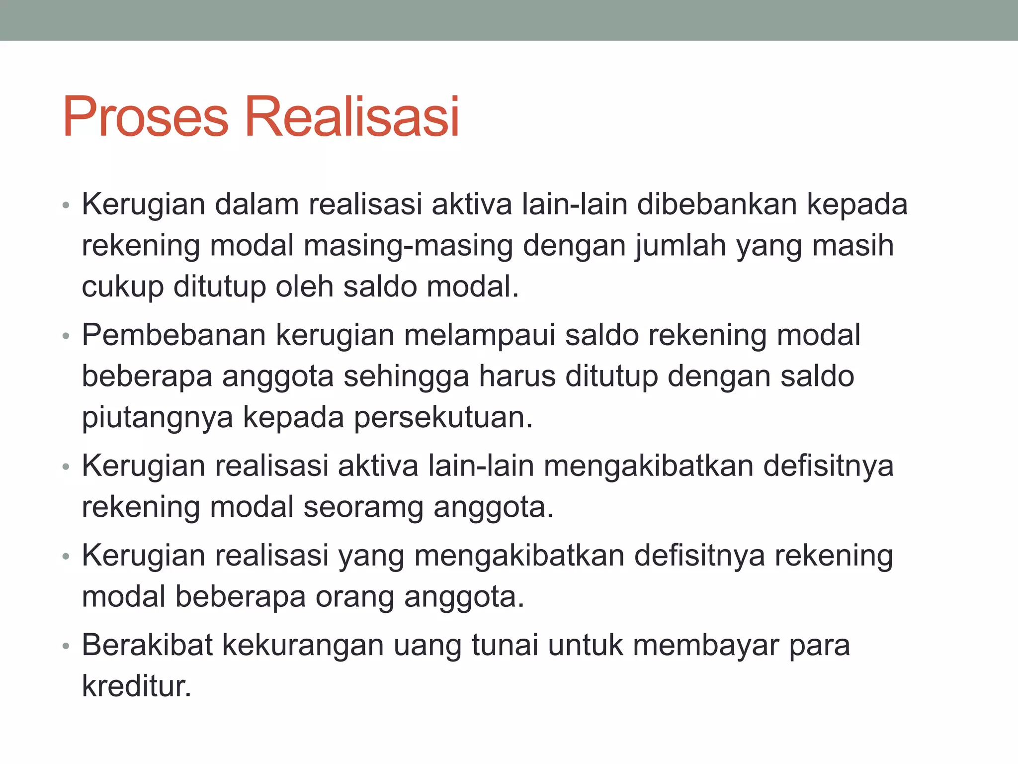 akuntansi Persekutuan likuidasi | PPTX