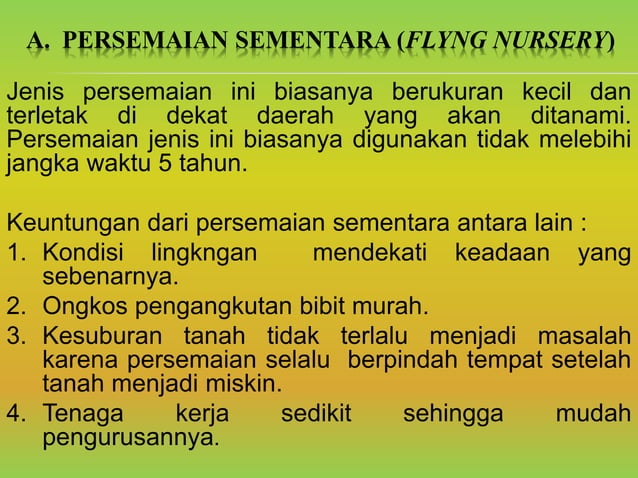 Persemaian tanaman | PPTX