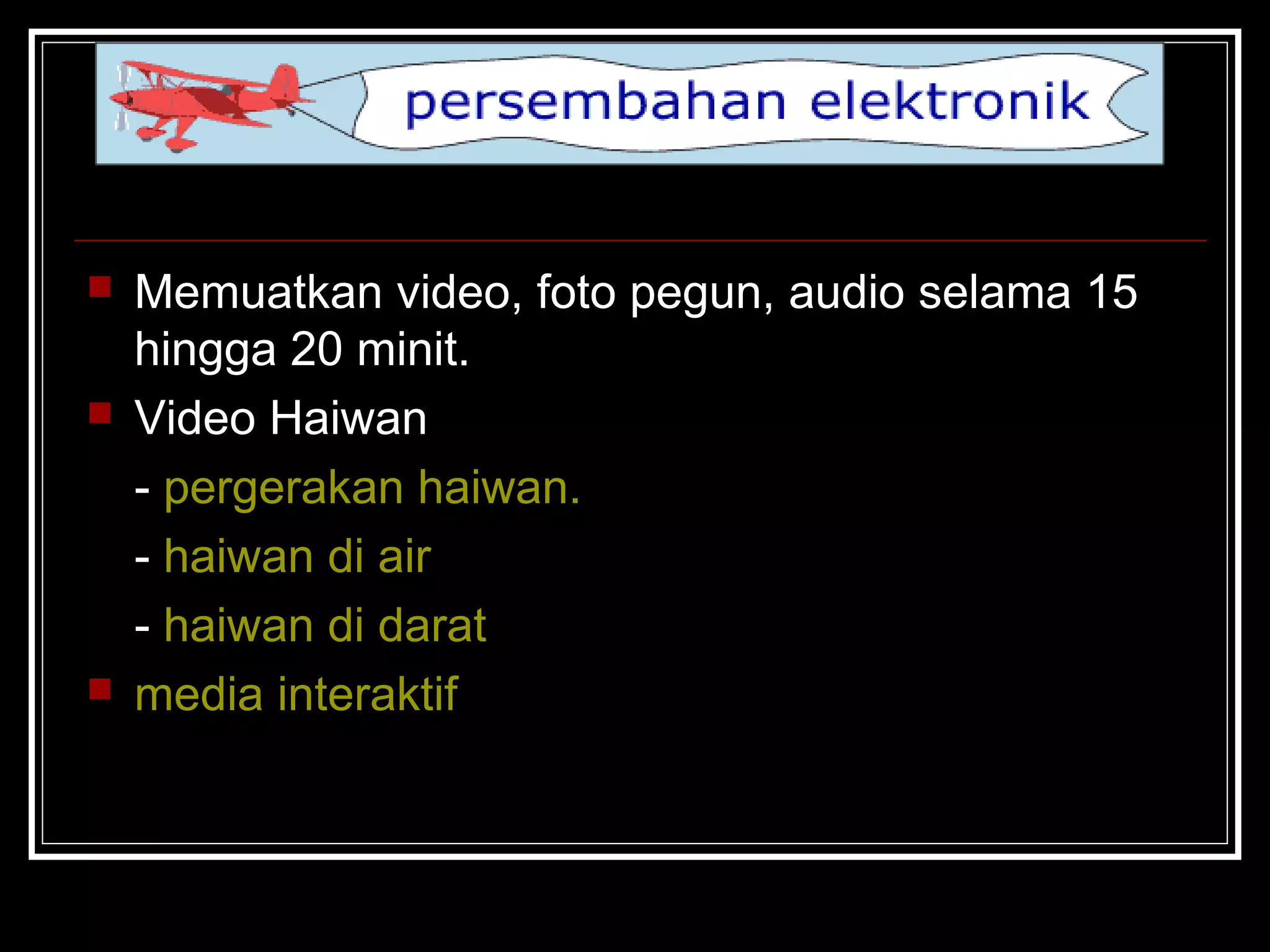 Persembahan elektronik | PPT