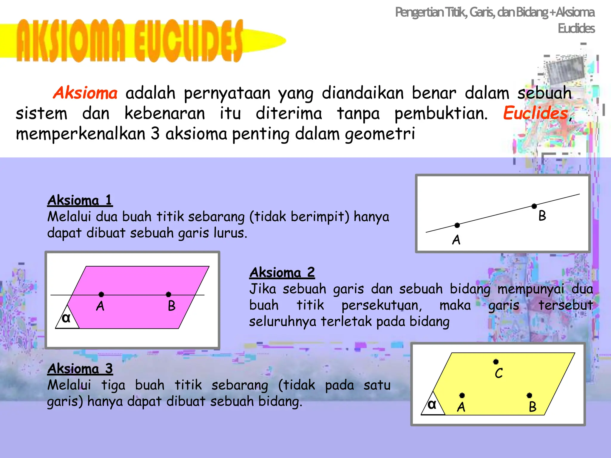 Menentukan kedudukan, jarak, dan besar sudut yang melibatkan titik ...