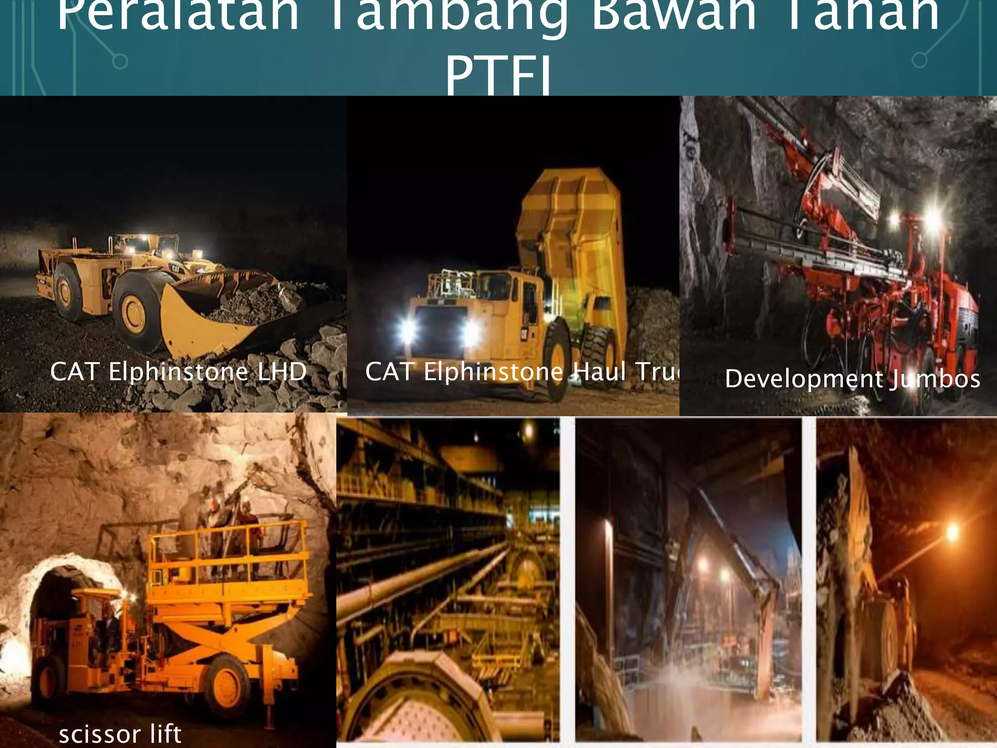 Persentase sistem penambangan underground mining in indonesia | PPT