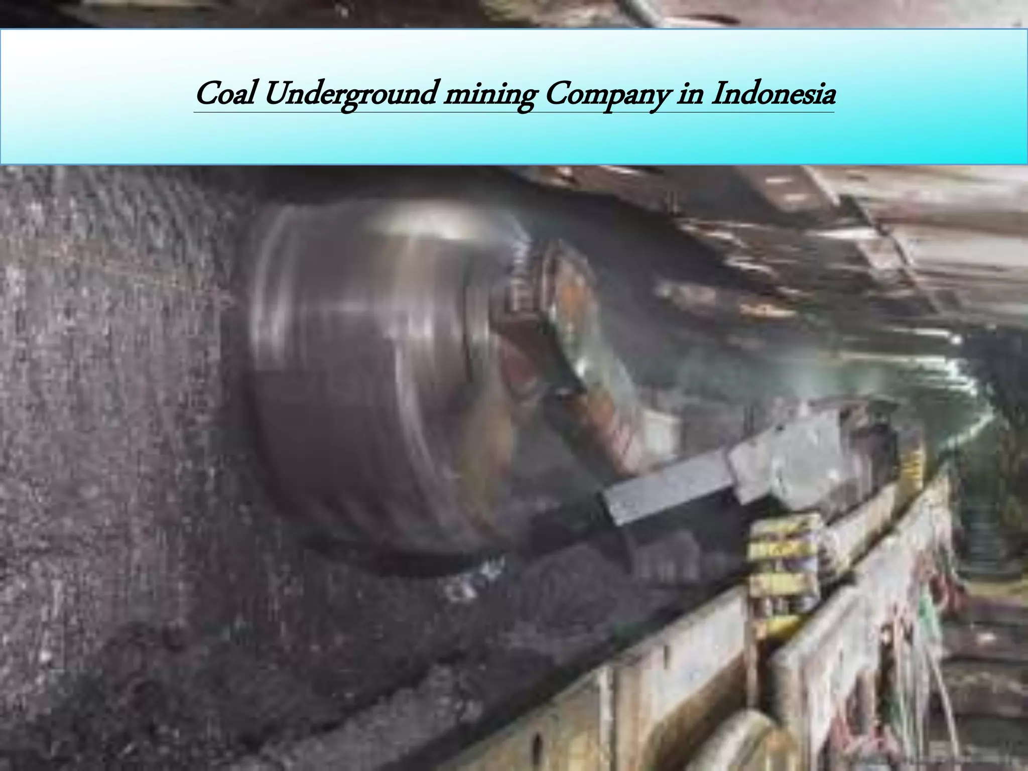 Persentase sistem penambangan underground mining in indonesia | PPT