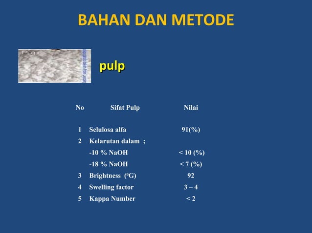 PULP IRADIASI SEBAGAI BAHAN RAYON VISKOSA YANG RAMAH LINGKUNGAN | PPT
