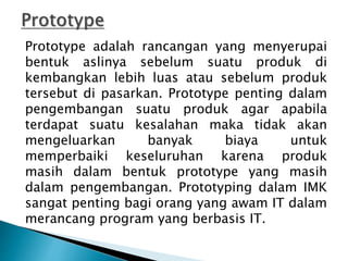 INTERAKSI MANUSIA & KOMPUTER | PPT