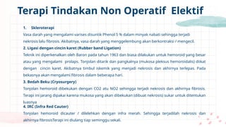 Patofisiologis penyakit hemoroid dan gejala | PPTX