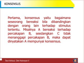 Teori Atribusi | PPTX