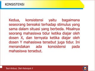 Teori Atribusi | PPTX