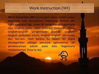 Pembuatan JSA, HIRA, SOP, WI pada konstruksi gedung | PPTX