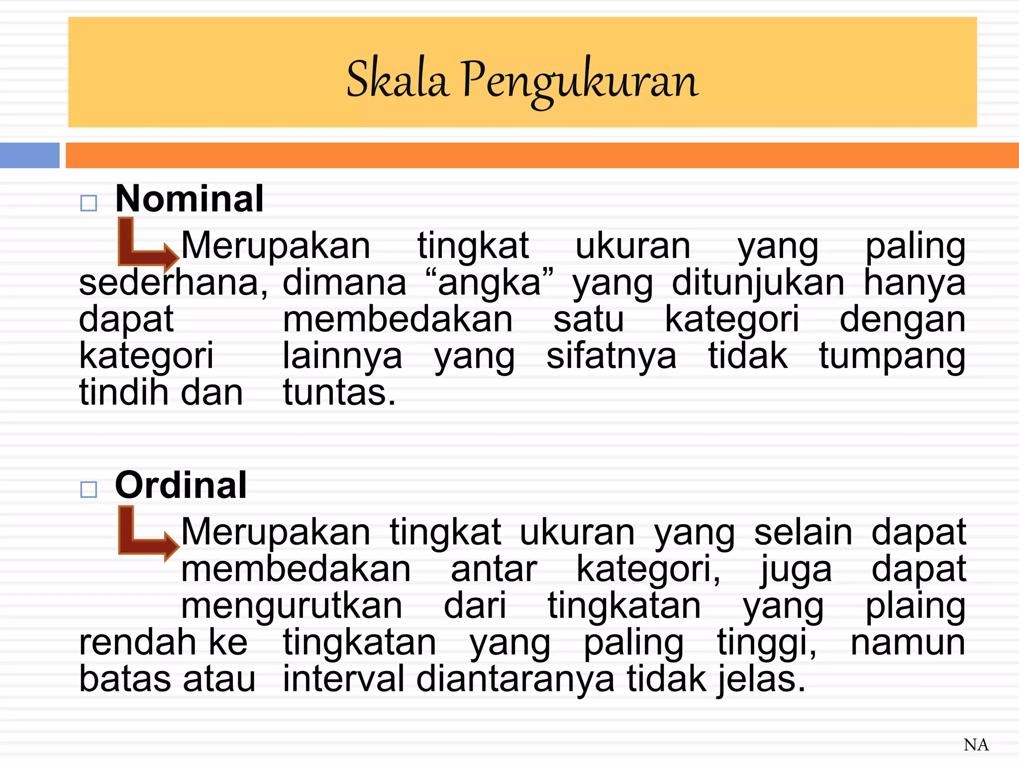 Variabel Penelitian, Pengembangan Alat Ukur, dan Definisi Operasional ...