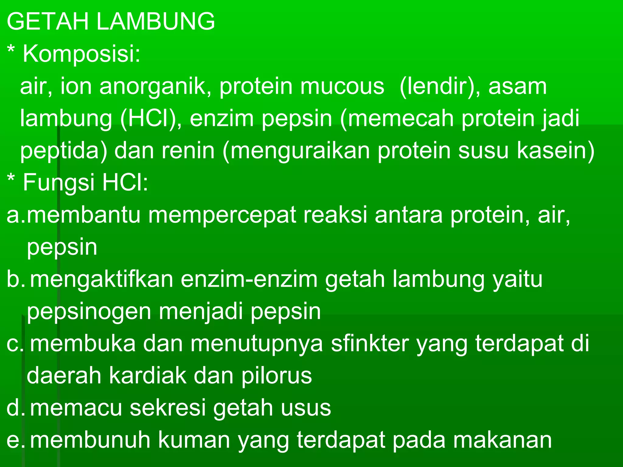 Presentasi Pencernaan Makanan (KARBOHIDRAT) | PPT