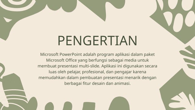 Presentasi PPT POWERPOINT SEJARAH, PENGGUNAAN DAN VERSI | PPT