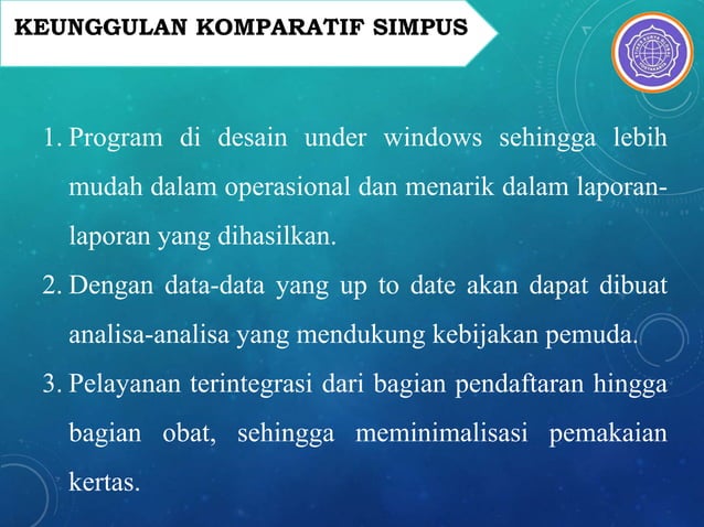 Persentasi SIK (SIMPUS) | PPTX