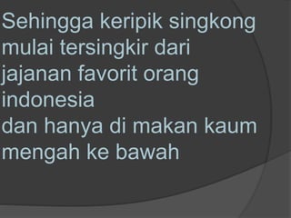 Persentasi singkong | PPTX