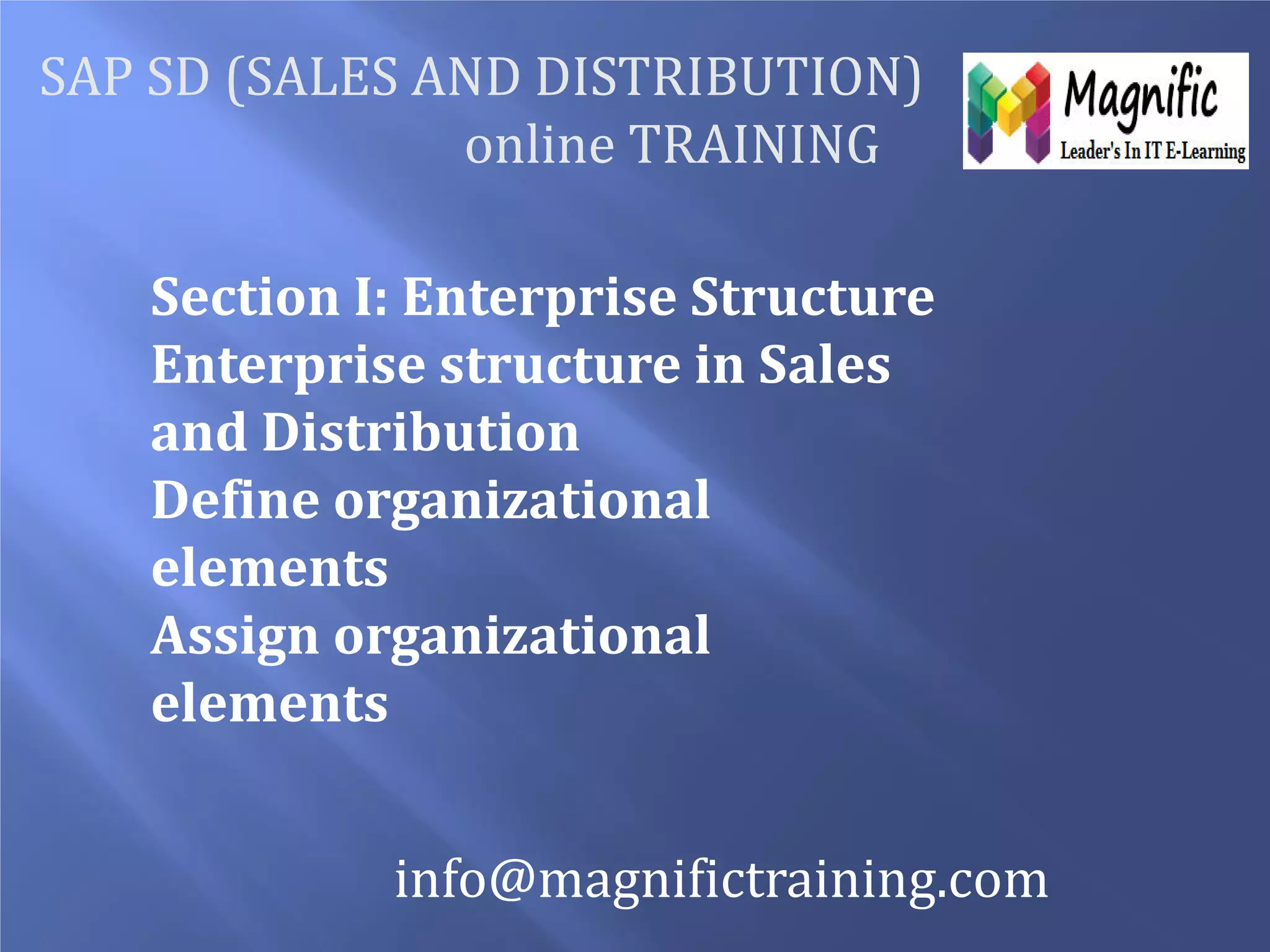 sap sales and distribution tutorial ppt | PDF