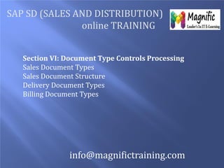 sap sales and distribution tutorial ppt | PDF