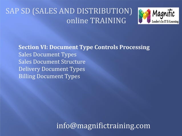 sap sales and distribution tutorial ppt | PDF | Logistics | Business