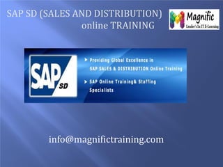 sap sales and distribution tutorial ppt | PDF