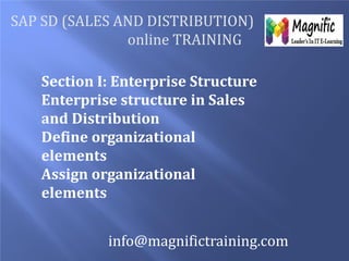 sap sales and distribution tutorial ppt | PDF