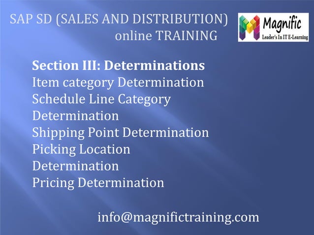 sap sales and distribution tutorial ppt | PDF | Logistics | Business
