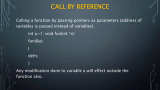 Persentation on c language | PPT