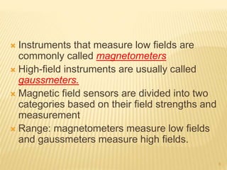 Persentation on magnetometer | PPTX