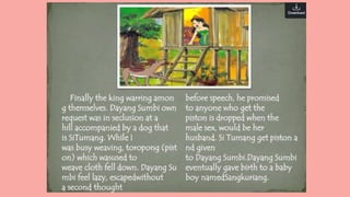 Narrative text is text tell about legend story | PPT