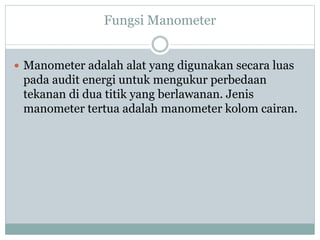 about manometer | PPTX