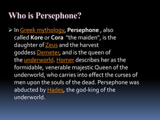 Persephone | PPTX