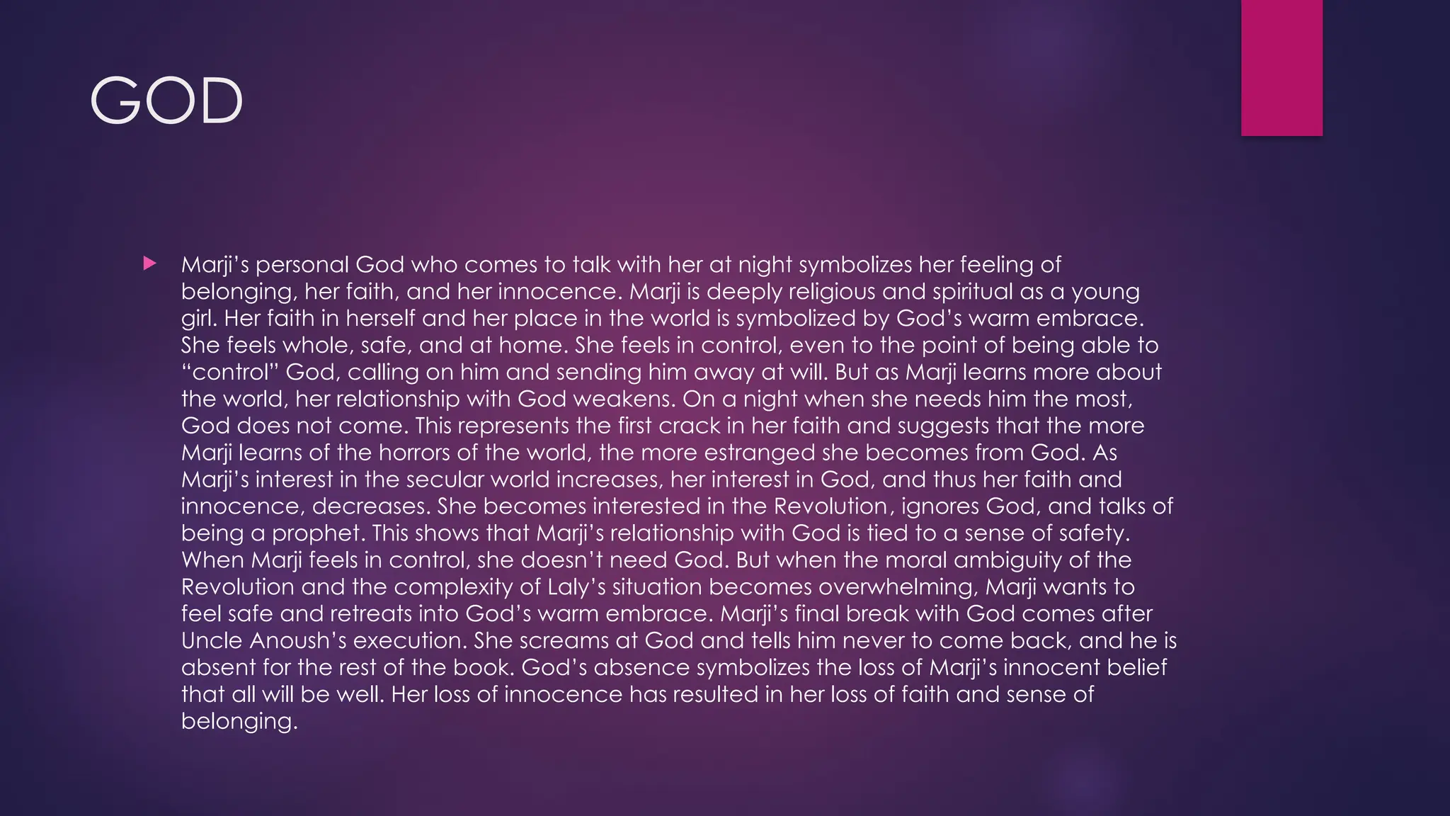 Analysis of the graphic novel "PERSEPOLIS".pptx