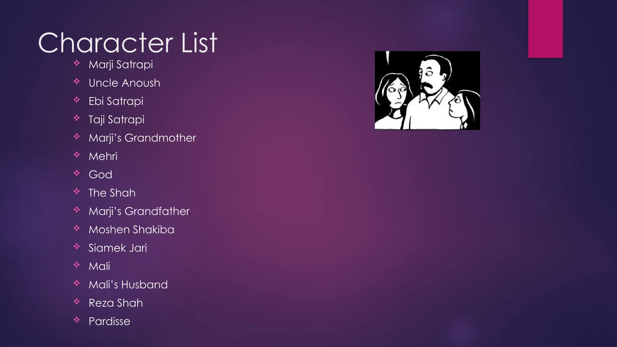 Analysis of the graphic novel "PERSEPOLIS".pptx