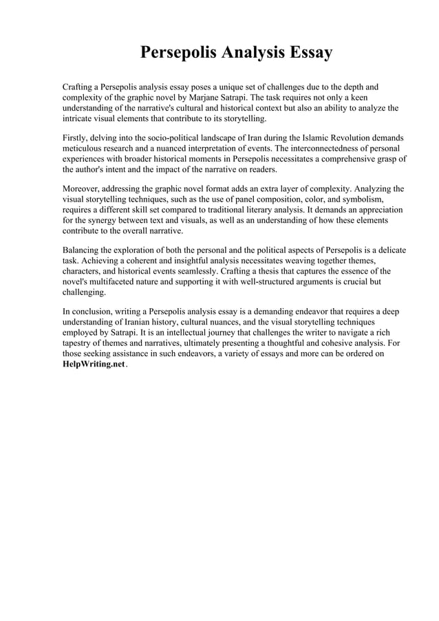 Persepolis Analysis Essay.pdf