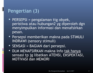 Persepsi dan komunikasi | PPT