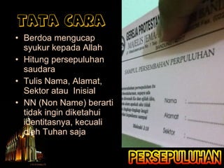 PERSEMBAHAN PERSEPULUHAN DALAM GPIB | PPT