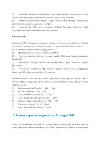 Perserikatan bangsa | DOCX