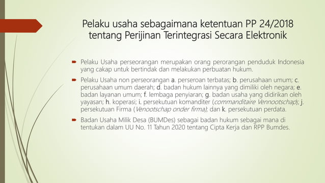 Perseroan perorangan | PPTX