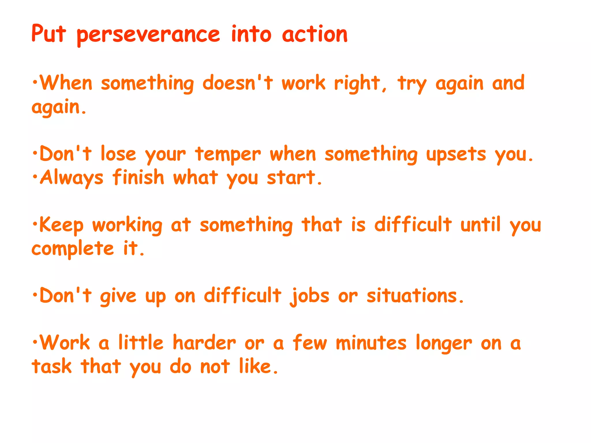Perseverance | PPT