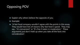 Pers essay ppt | PPT