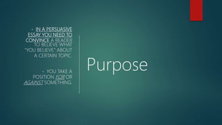 Pers essay ppt | PPT