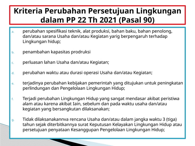 Persetujuan Lingkungan dalam PP 22 Tahun 2021.pptx