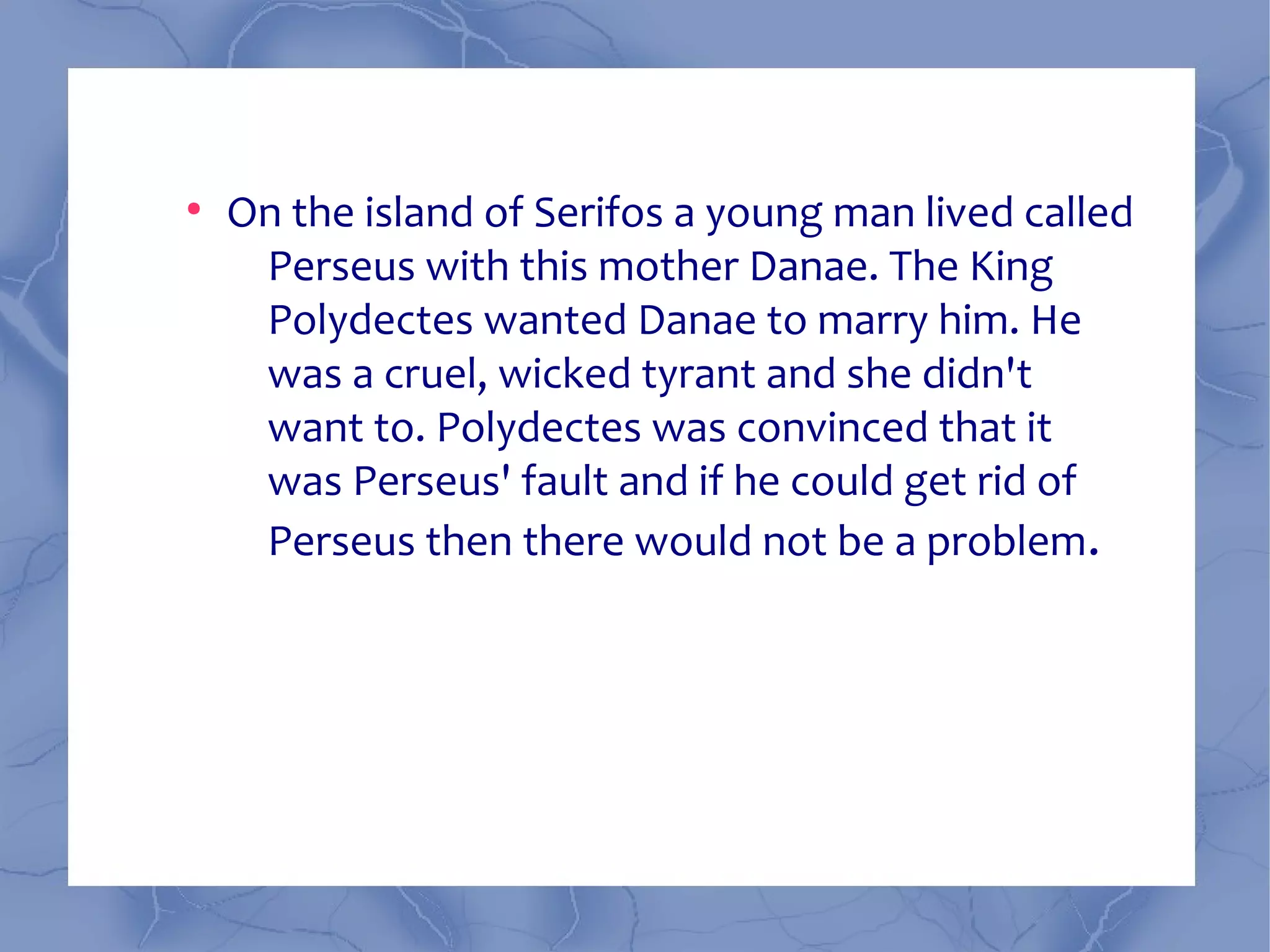 Perseus and Medusa | ODP