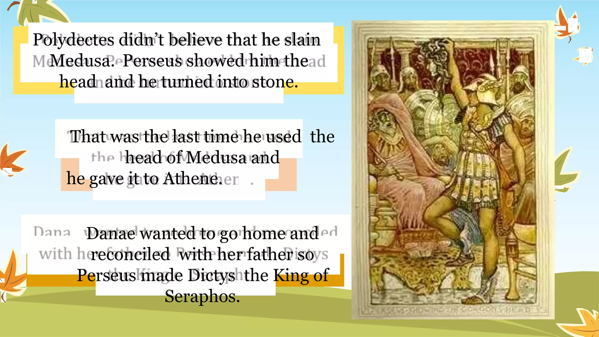 Perseus journey pgp myth | PPT