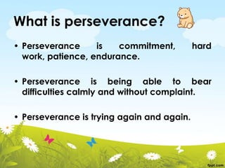 Perseverance | PPTX