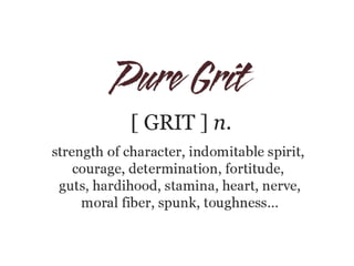 Perseverance and Grit | PPT