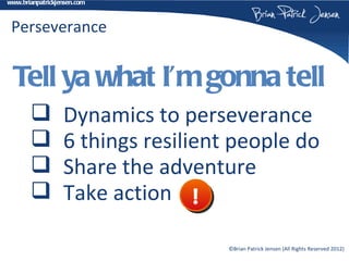 Perseverance to Triumph | PPT