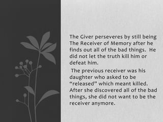 Perseverance of literature | PPTX