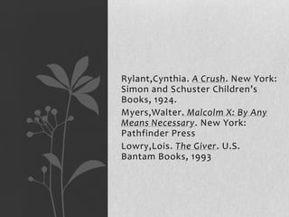 Perseverance of literature | PPTX