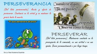 Perseverancia | PPT