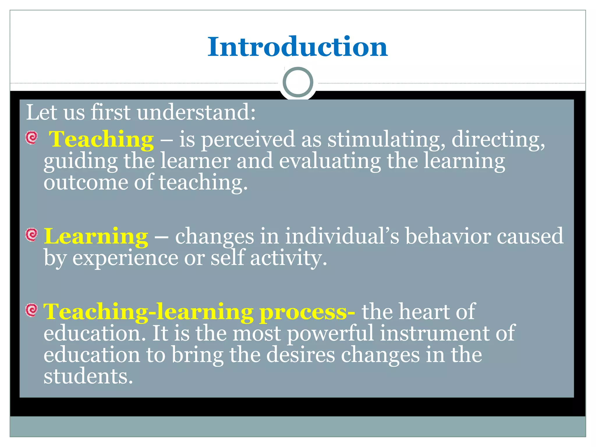 principles and strategies of teaching 1 | PPT